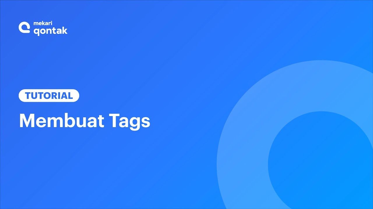 Tutorial - Settings: Membuat Tags - YouTube