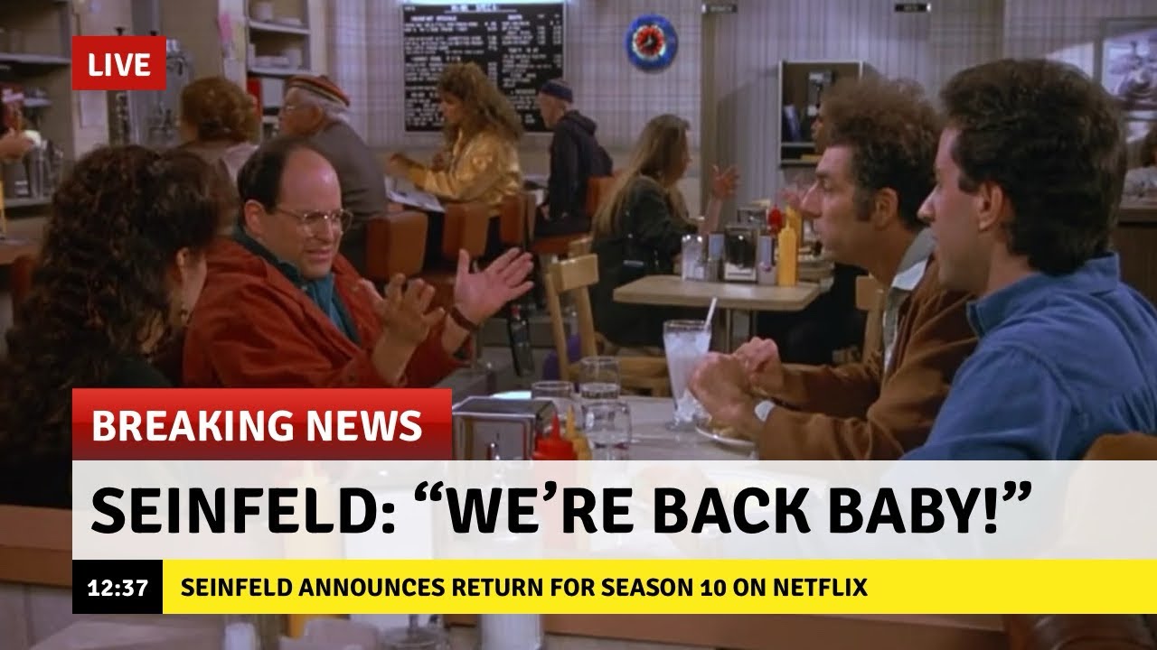 BREAKING NEWS: Seinfeld Returns to Netflix for Season 10 - YouTube