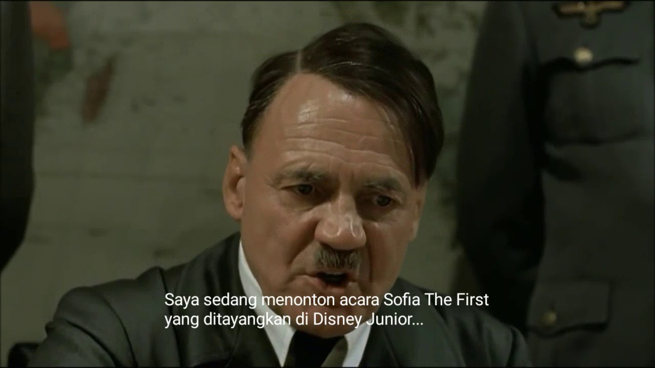Downfall Parodi - Hitler marah karena tidak boleh nonton Sofia The First sama Jodl - YouTube