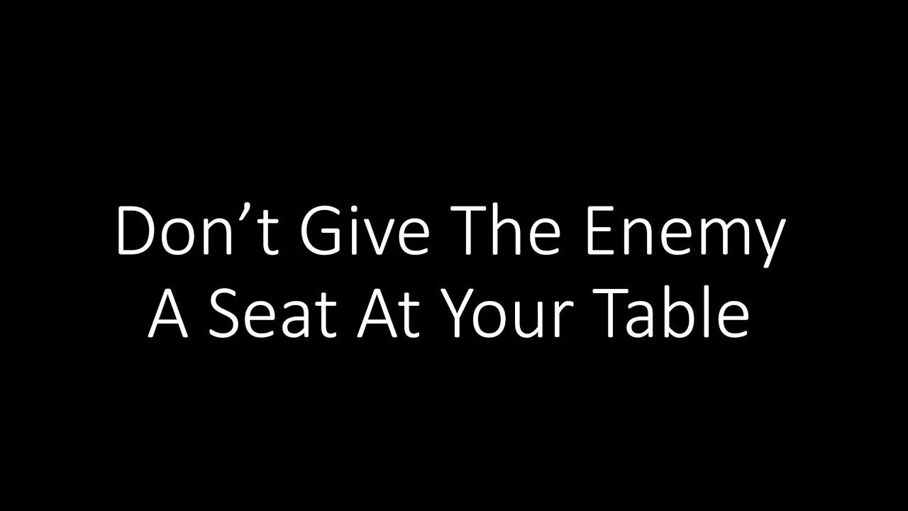 Don't Give The Enemy A Seat At Your Table | Pastor Caleb Hester | Oct ...