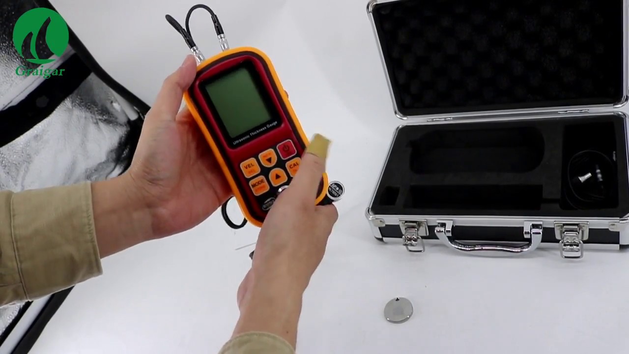 GM130 Intelligent Handheld Ultrasonic Thickness Gauge with Auto Linear ...