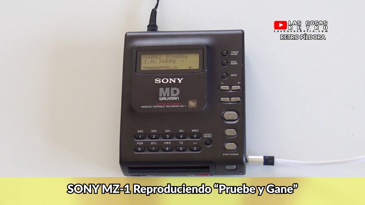 💊 Sony MZ-1 reproduciendo MINIDISC PROMOCIONAL "Pruebe y Gane" (Test ...