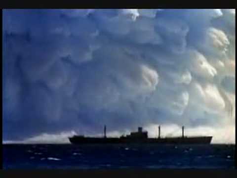 Massive explosion causes wall of water to engulf ship! - YouTube