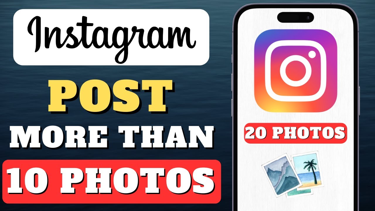How To Post More Than 10 Photos On Instagram (NEW UPDATATE) - YouTube