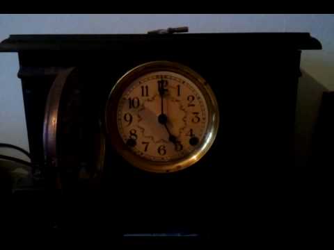 1890s Antique Sessions Mantel Clock 8 Day Forestville, Conn, USA ...