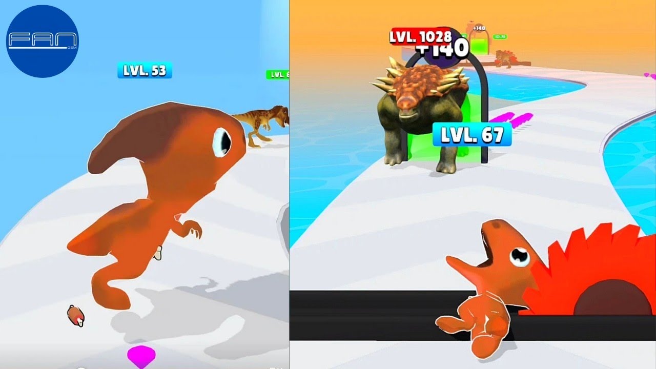 Baby T-REX Run Evolution - YouTube