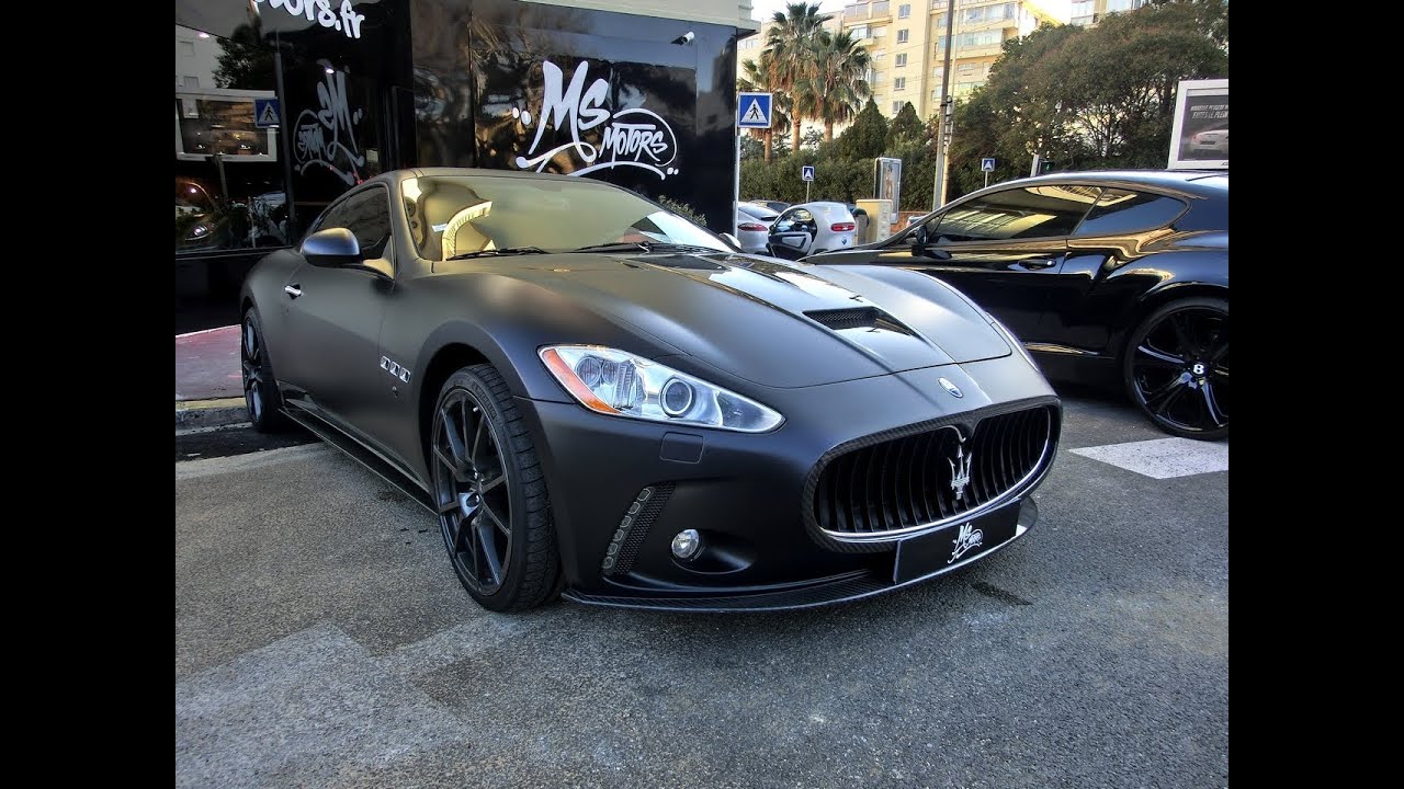 RARE MANSORY Maserati Granturismo in Cannes - YouTube
