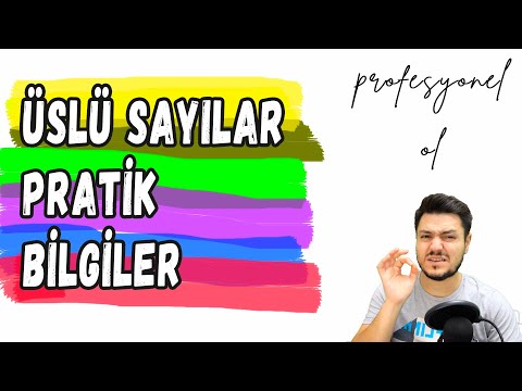 ÜSLÜ SAYILAR PRO METODLAR