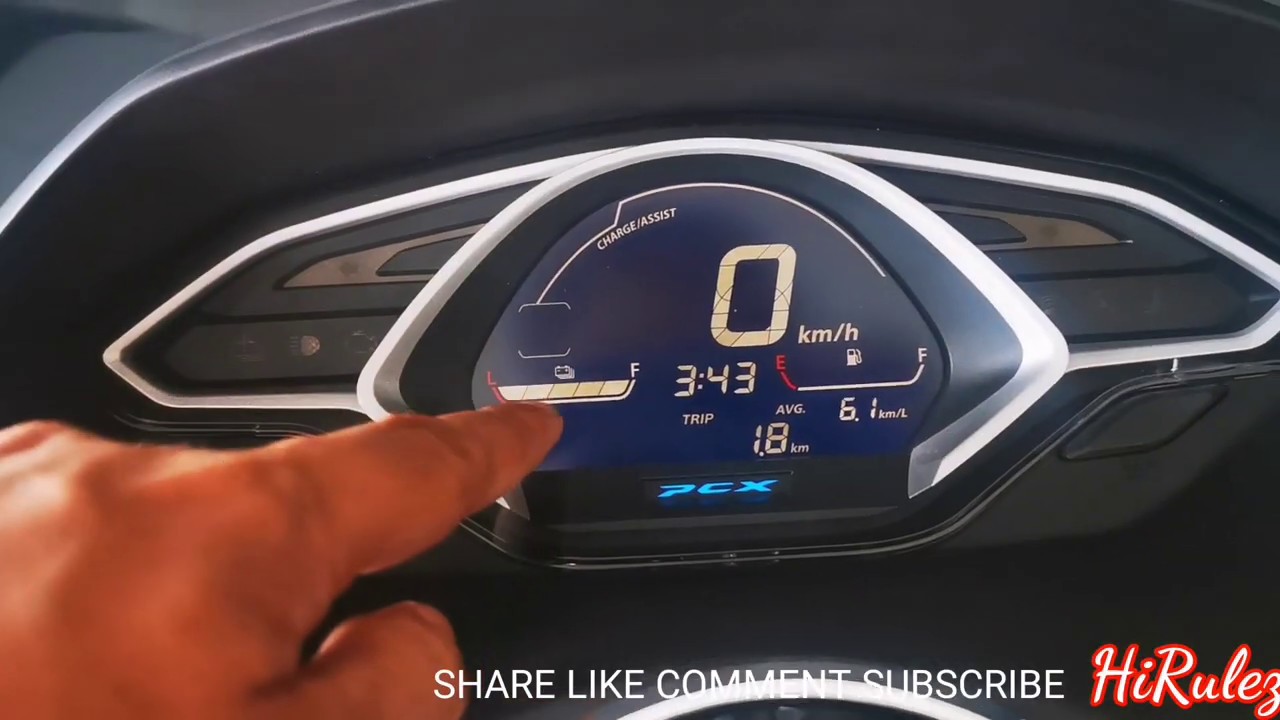 HONDA PCX HYBRID WALKAROUND REVIEW - YouTube