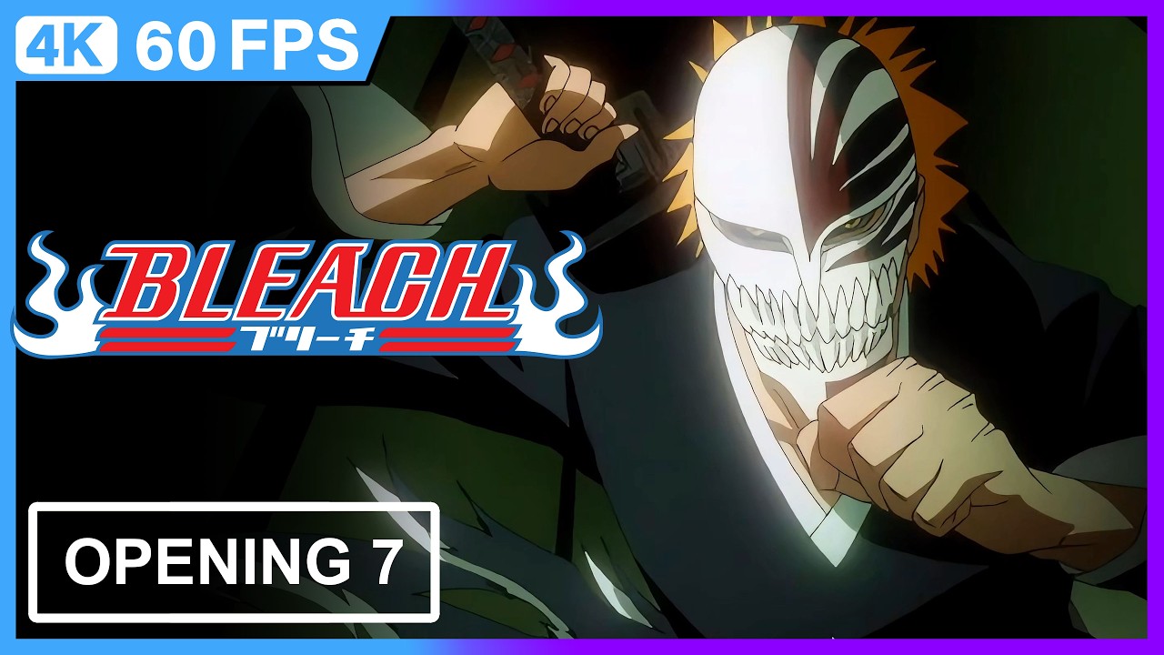 Bleach Opening 7 | 4K | 60FPS | TV Size | - YouTube