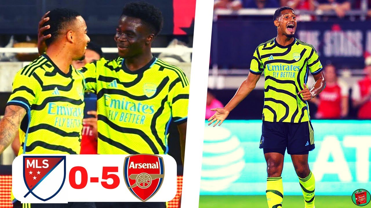 MLS ALL STARS 0-5 ARSENAL AS IT HAPPENED | Unreal Performance - YouTube