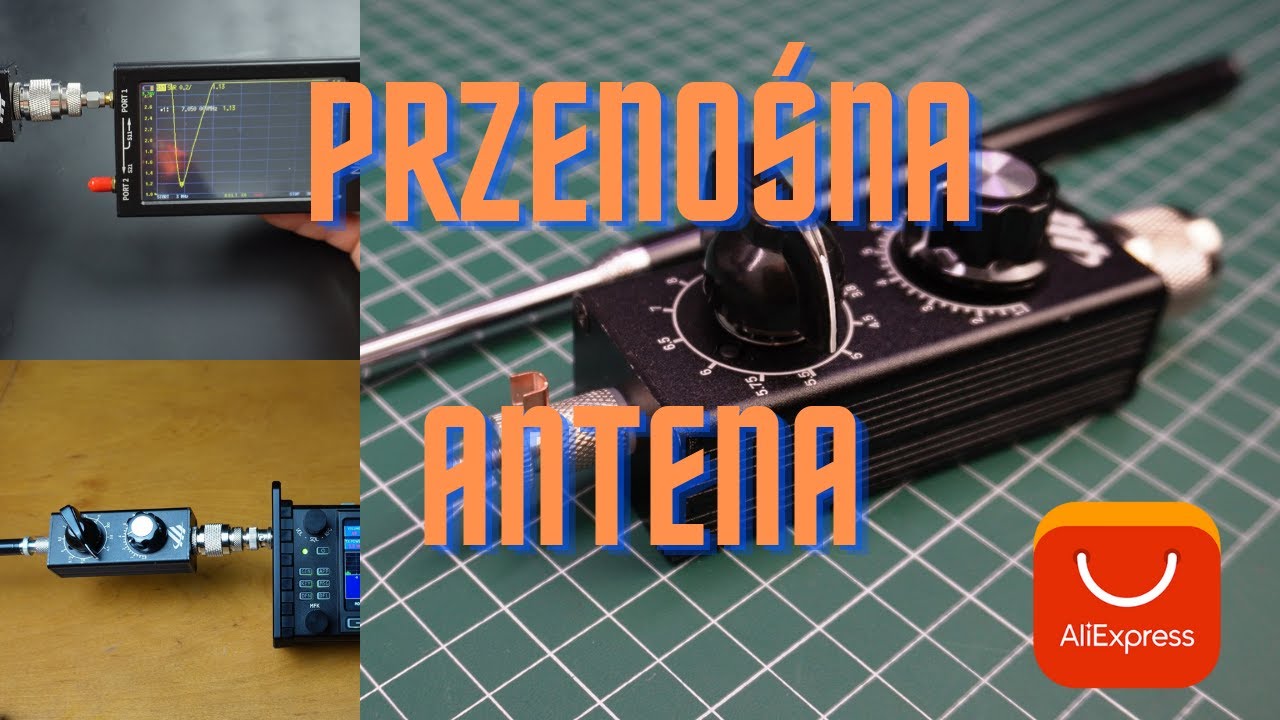 Antena Mini-ANT 20W QRP 3,5 - 470 MHz z Aliexpress - YouTube