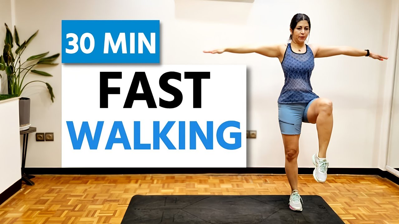 FAST Walking in 30 minutes | Fitness Videos | Walk at Home - YouTube