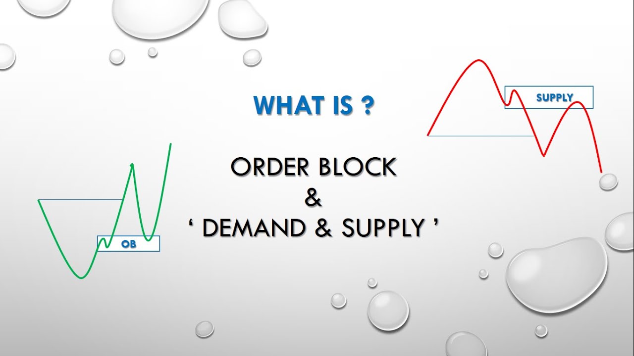 ' OB ' Order Block & ' SUPPLY & DEMAND ' What is ? - YouTube