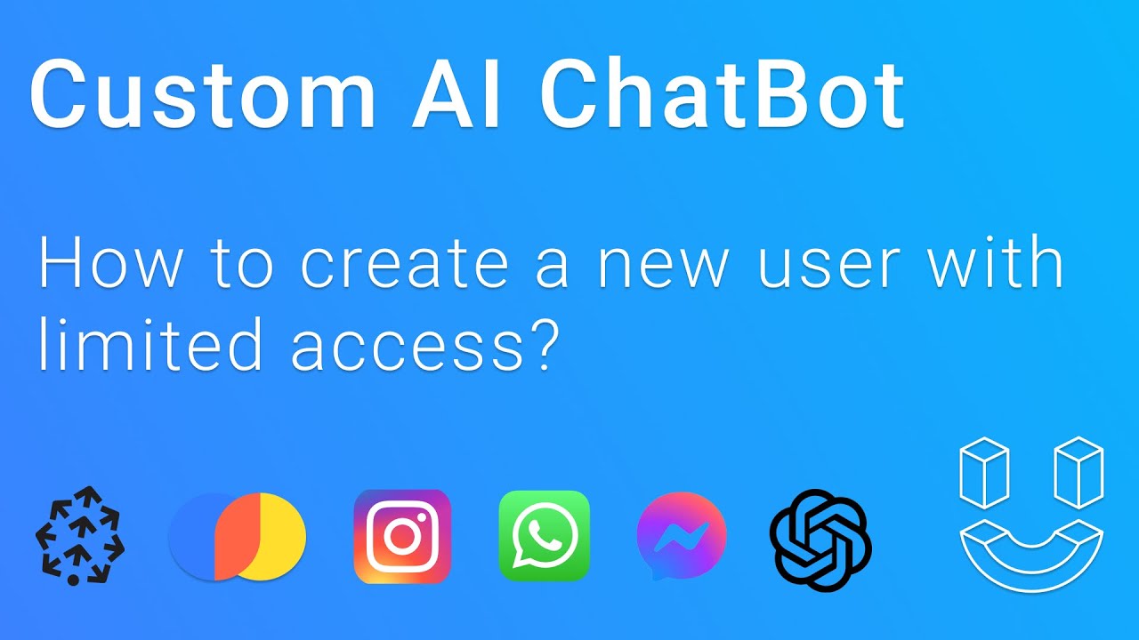 User Management in AI Bot: Creating User Profiles on Your GPT Bot - YouTube