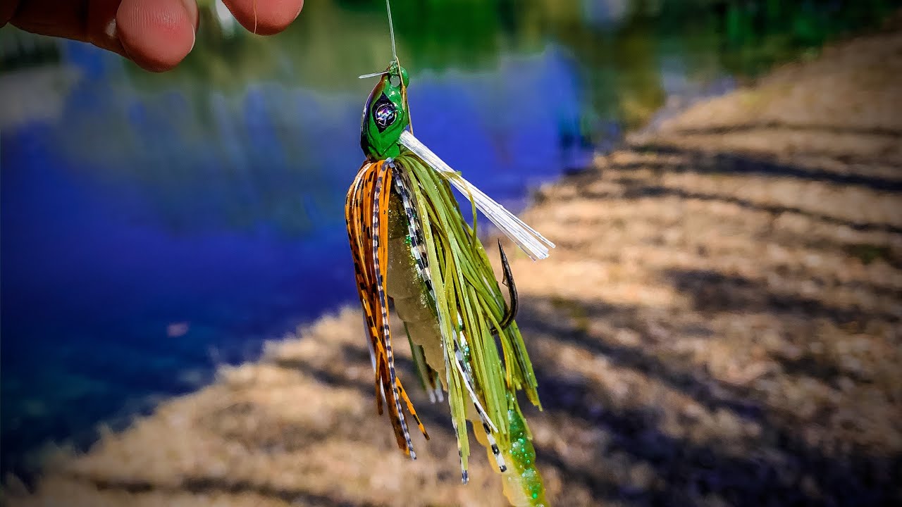 Giving the Googan Squad grass hero jig a DANGLE!! - YouTube