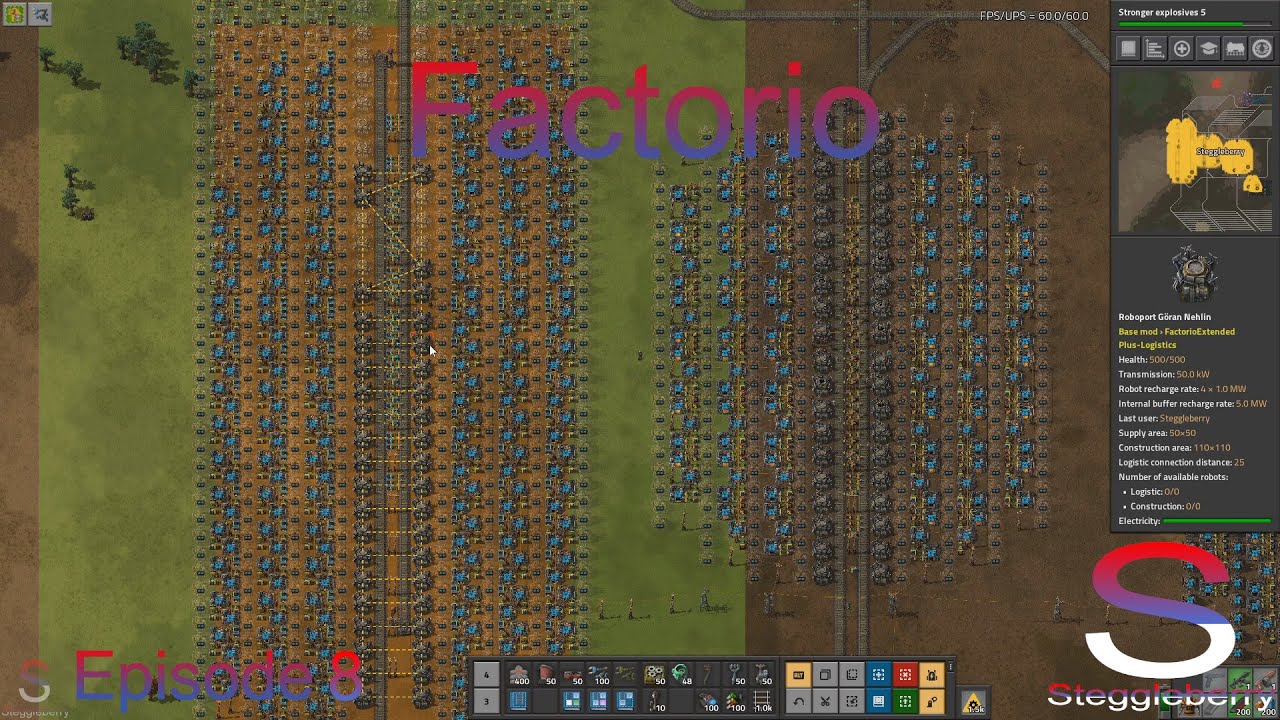 Factorio EP 8 - Continuing upgrading furnace array - YouTube