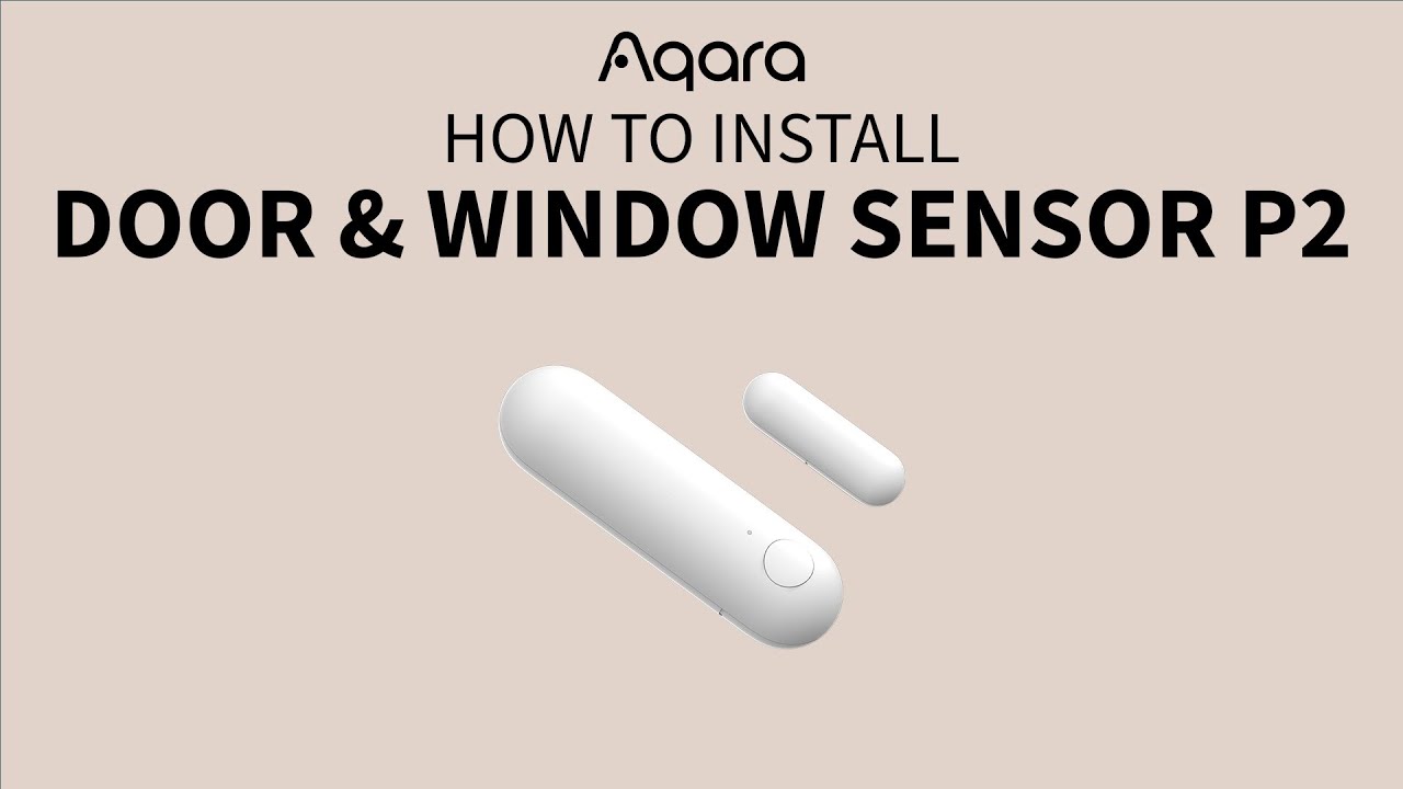 How to Install Aqara Door and Window Sensor P2 - YouTube