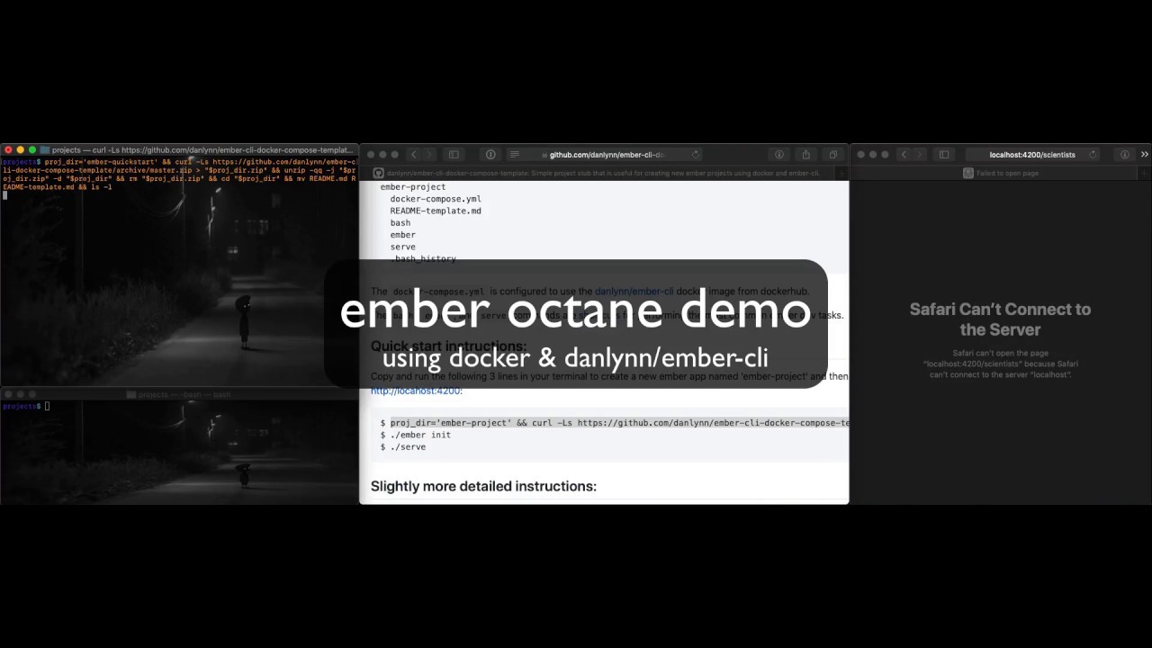 Ember Octane Demo using Docker - YouTube