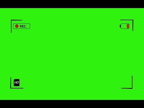 Camcoder VHS Screen Video Recorder Overlay - Greenscreen Effects - Low ...