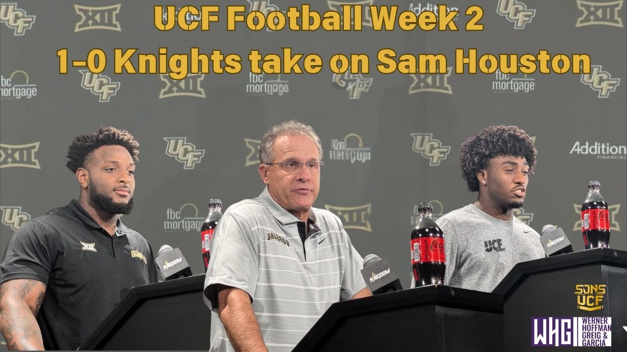 UCF Football Week 2 update: Knights prepare for Sam Houston - YouTube