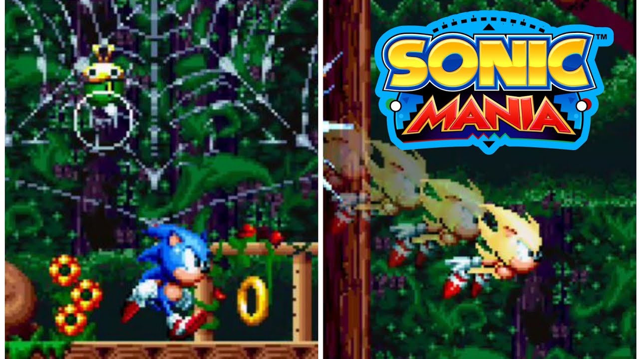 sonic mania combination android (wonderful wood zone mod) gameplay - YouTube