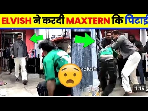 elvish yadav maxtern fight - YouTube