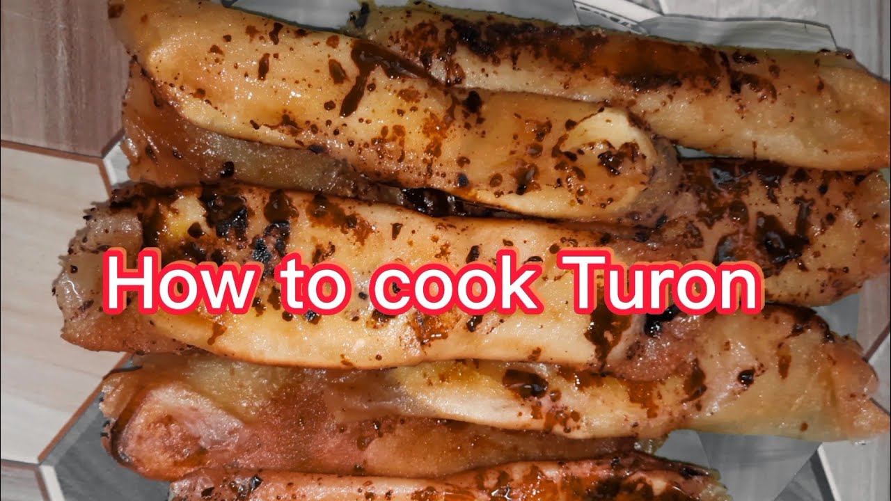 Paraan ng pagluluto ng turon na saging - YouTube
