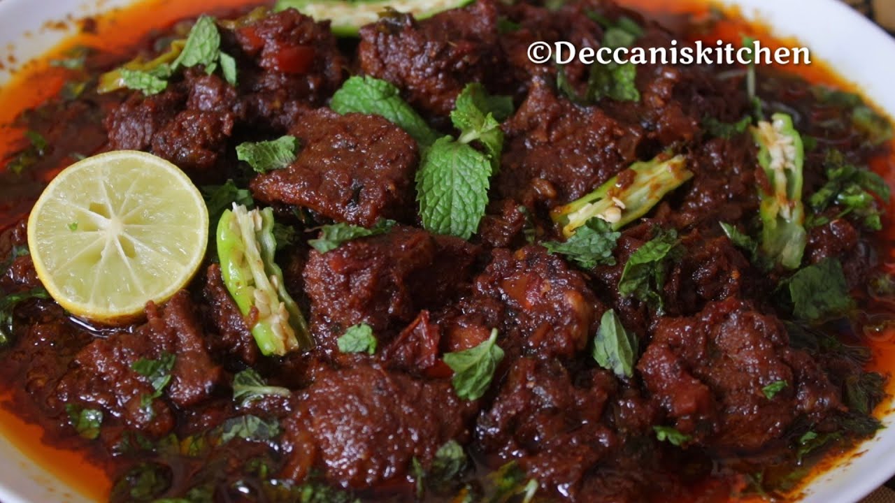 Bhuna Mutton Masala Recipe by Deccanis Kitchen | Bhuna Gosht |Bhuna ...
