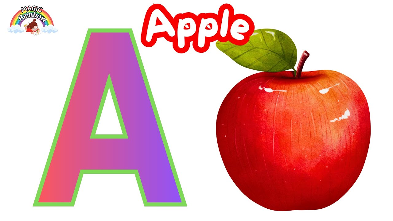 ABC Phonics Song - Toddler Learning Video, A for Apple, Nursery Rhymes ...