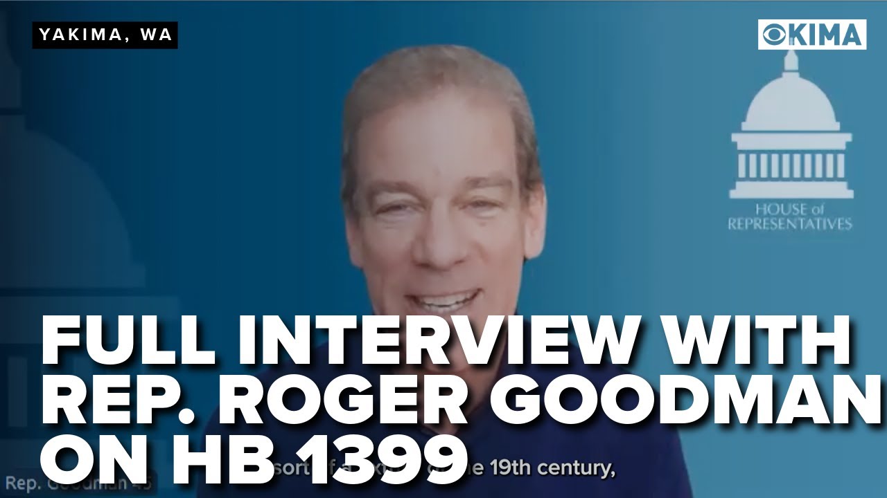 Full Interview with Rep. Roger Goodman on House Bill 1399 - YouTube