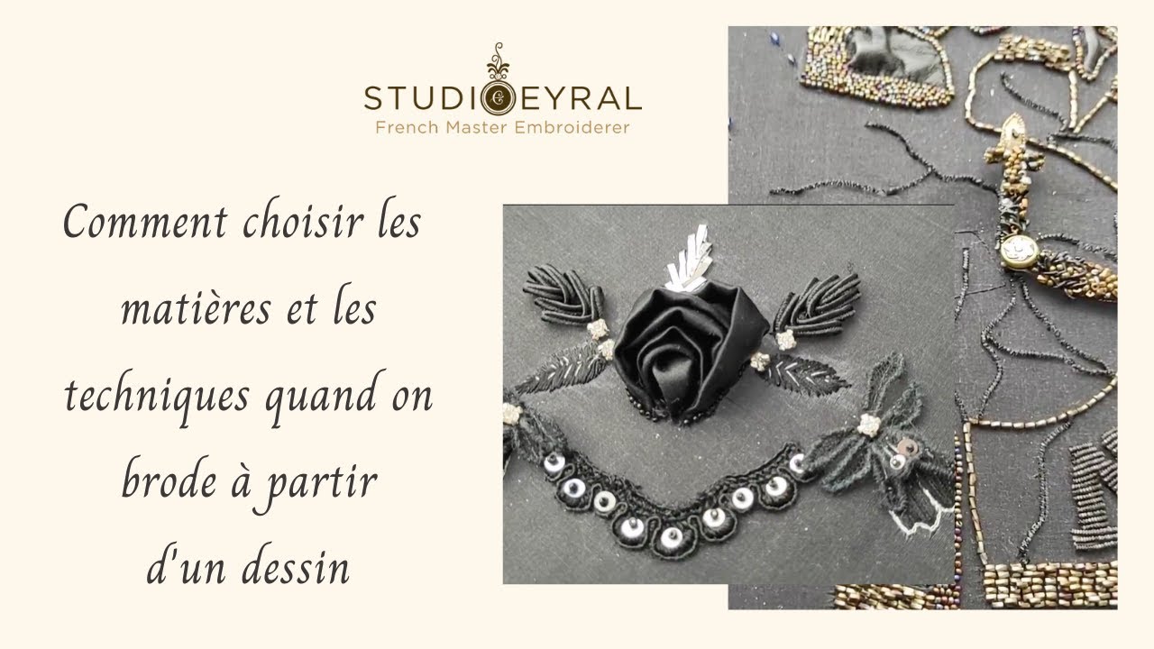 Comment choisir les matières et les techniques quand on brode à partir ...