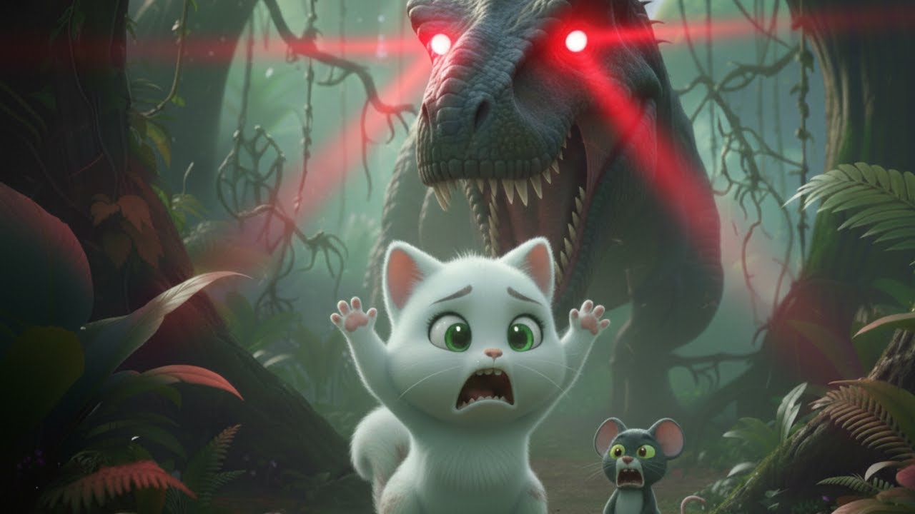 Dinosaur Chases Mimi & Kiko 🦖💨 | We Run and Stay Safe | Fun Kids ...