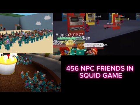 456 FRIENDS COMPETE IN SQUID GAME SEASON 1 AND 2 - YouTube