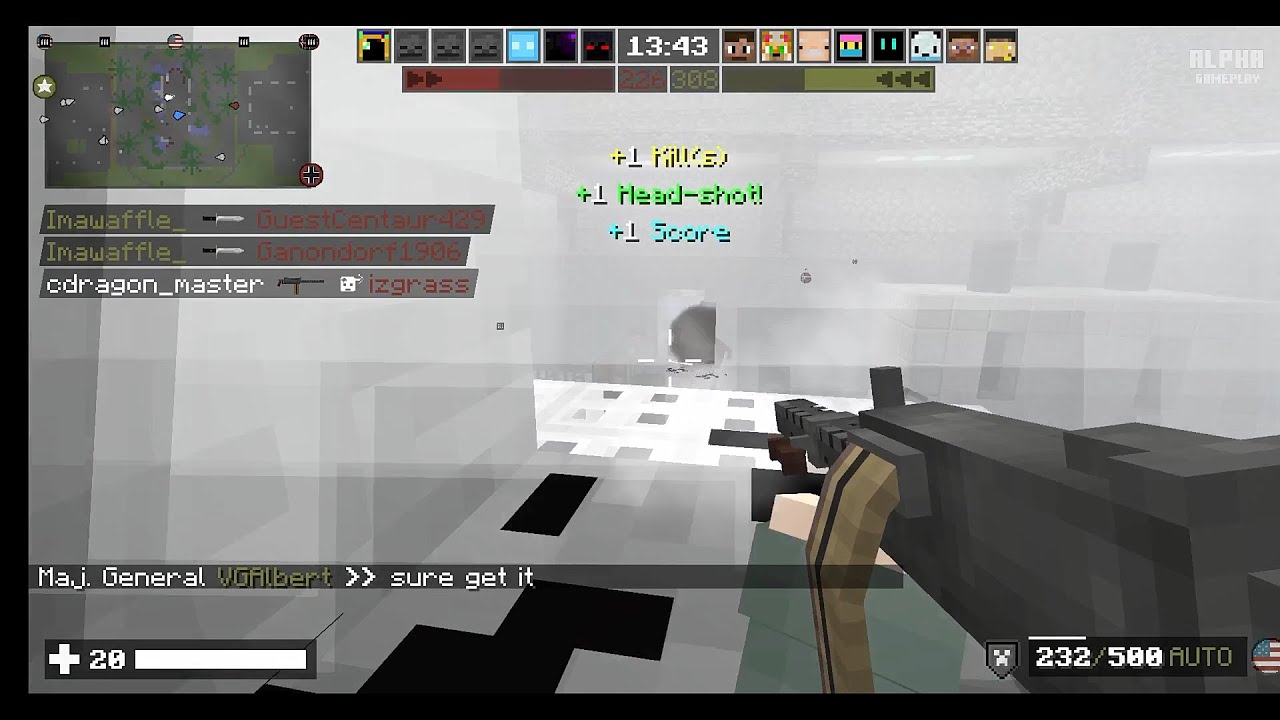 minecraft- blockfront ww2 - @station - YouTube