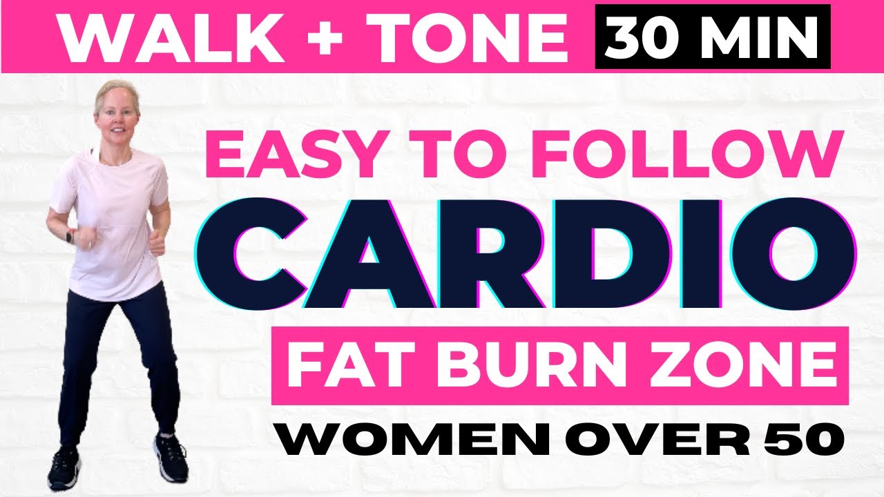 30 Minute FAT BURNING CARDIO Indoor Walking Workout | Low Impact! - YouTube