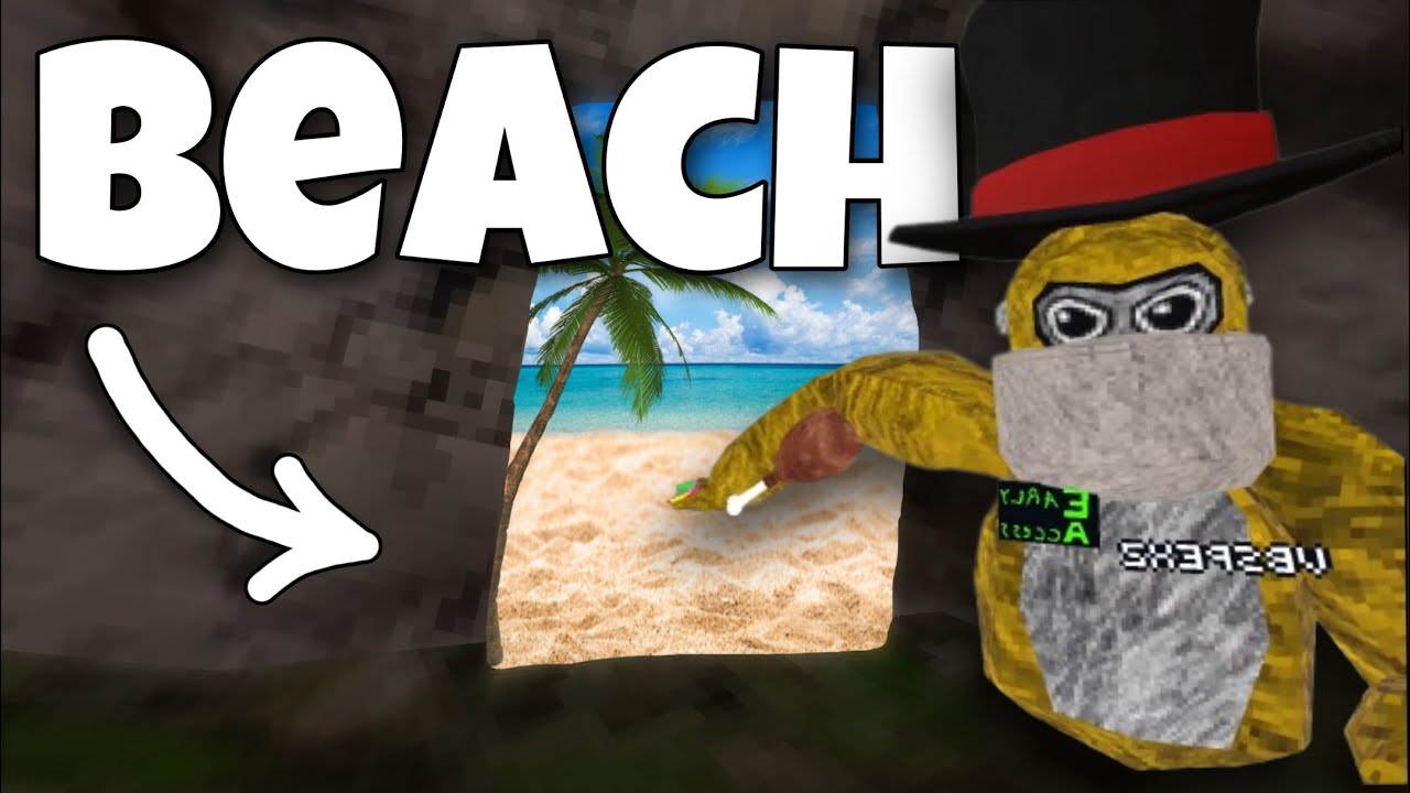 Gorilla Tag's Beach Map CONFIRMED... - YouTube