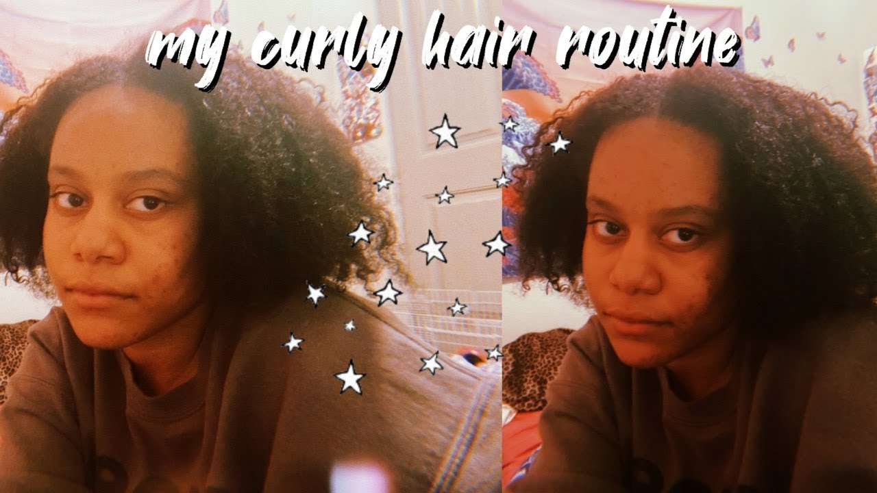 my curly hair routine - YouTube