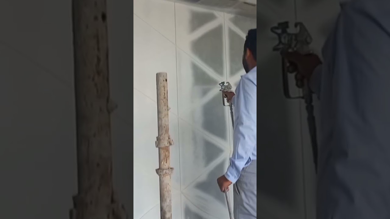 asian paint spray machine duco paint banty betul - YouTube