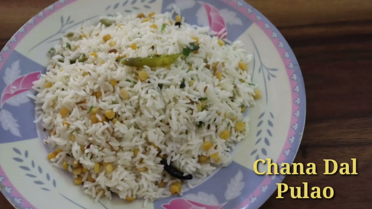 Chana dal Pulao recipe || Chana dal Khichdi recipe || Pulao recipe ...