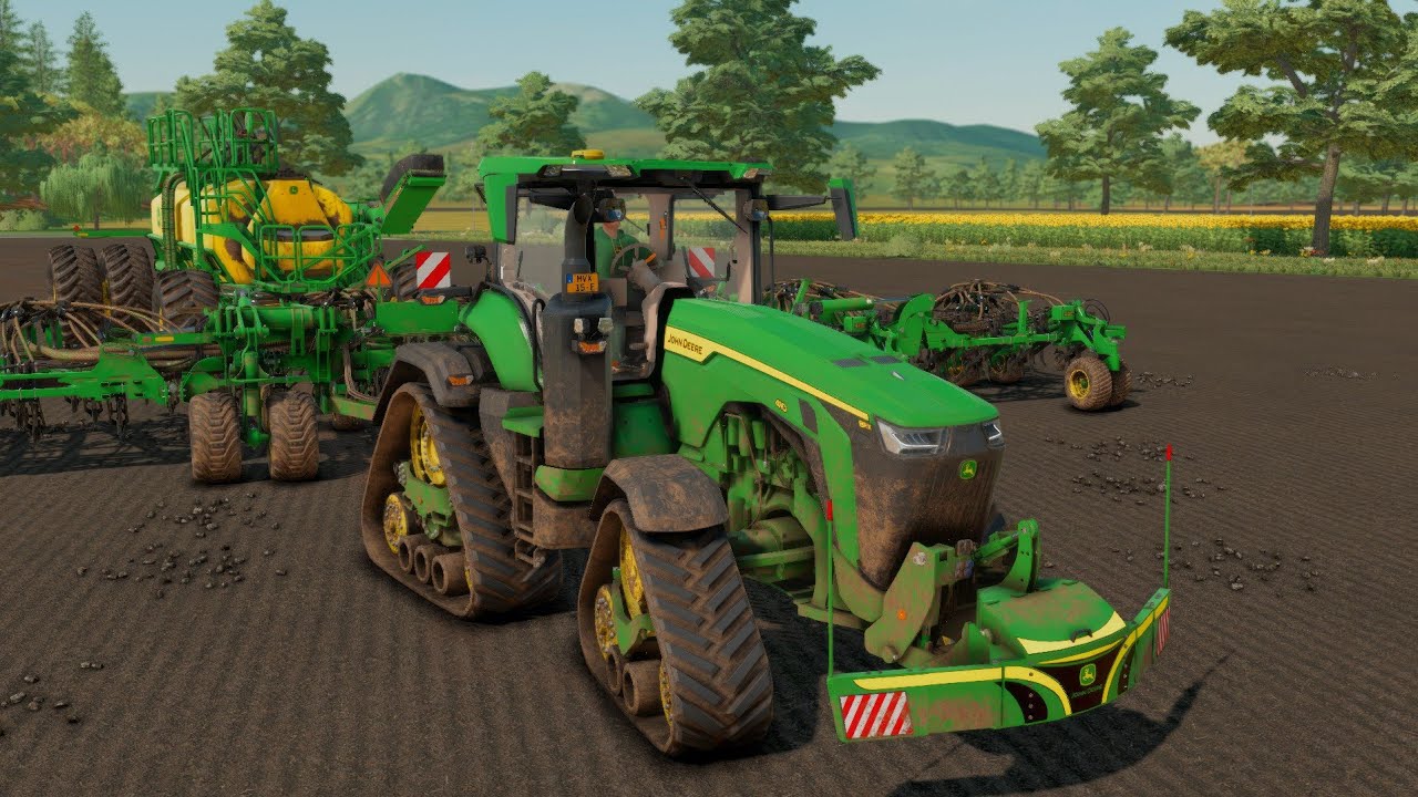 Fs22 reshade realistic colourful graphics | gameplay with John Deere ...