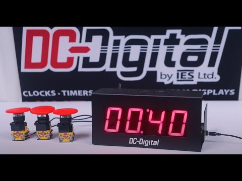 Countdown Timer Clock with Restart & Start Functions for Regulating ...