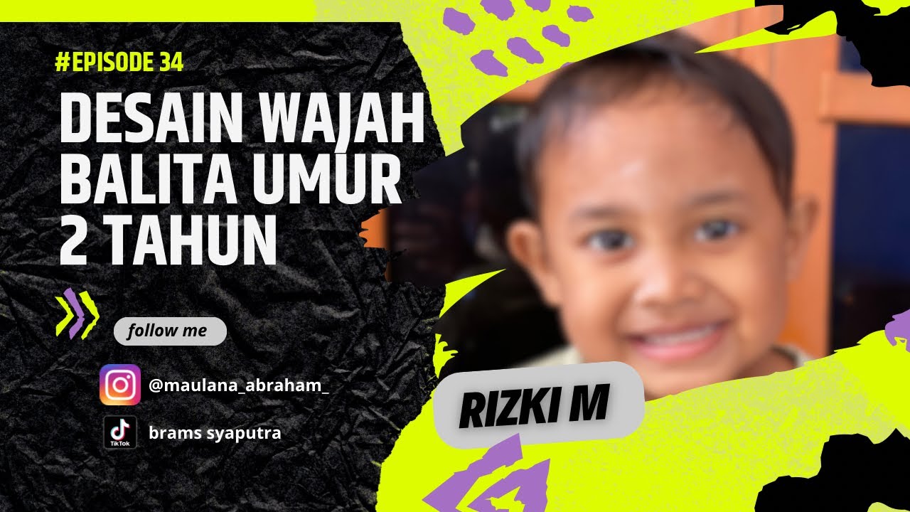 #34 SKETSA WAJAH BALITA UMUR 2 TAHUN #balita #art #design #vectorart #anak - YouTube