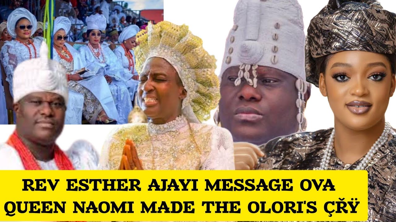 OONI OF IFE & QUEEN NAOMI 😘 AS REV ESTHER AJAYI ANNOUNCED THE OLORI'S ...