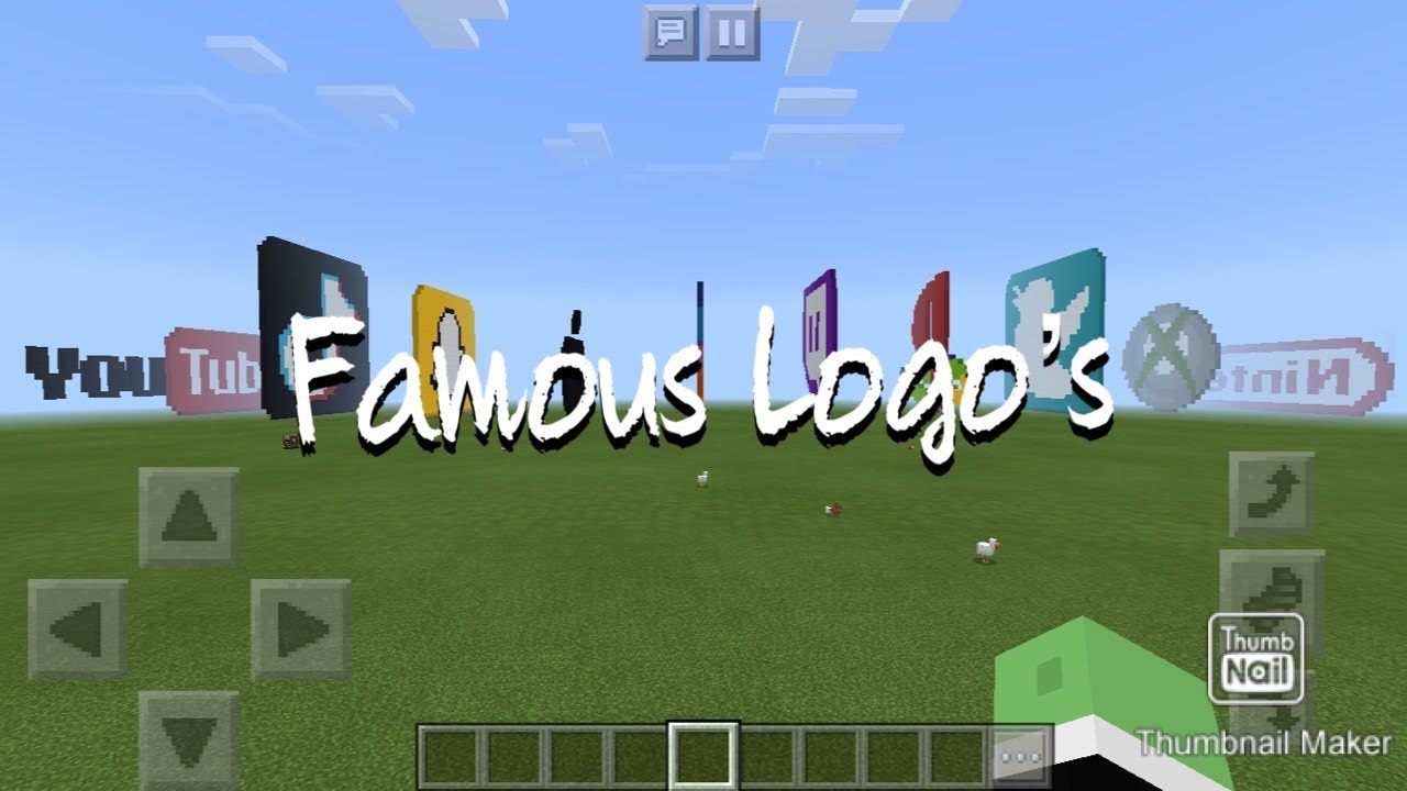Famous Logo’s In Minecraft / PaulK Gaming - YouTube