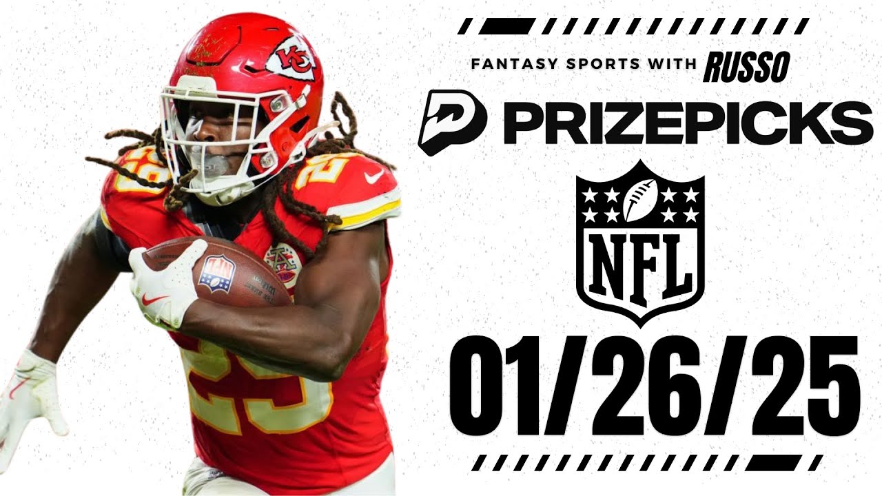 🏈 BEST NFL PICKS FOR SUNDAY | 01/26/25 | #PRIZEPICKS | PLAYOFFS ...