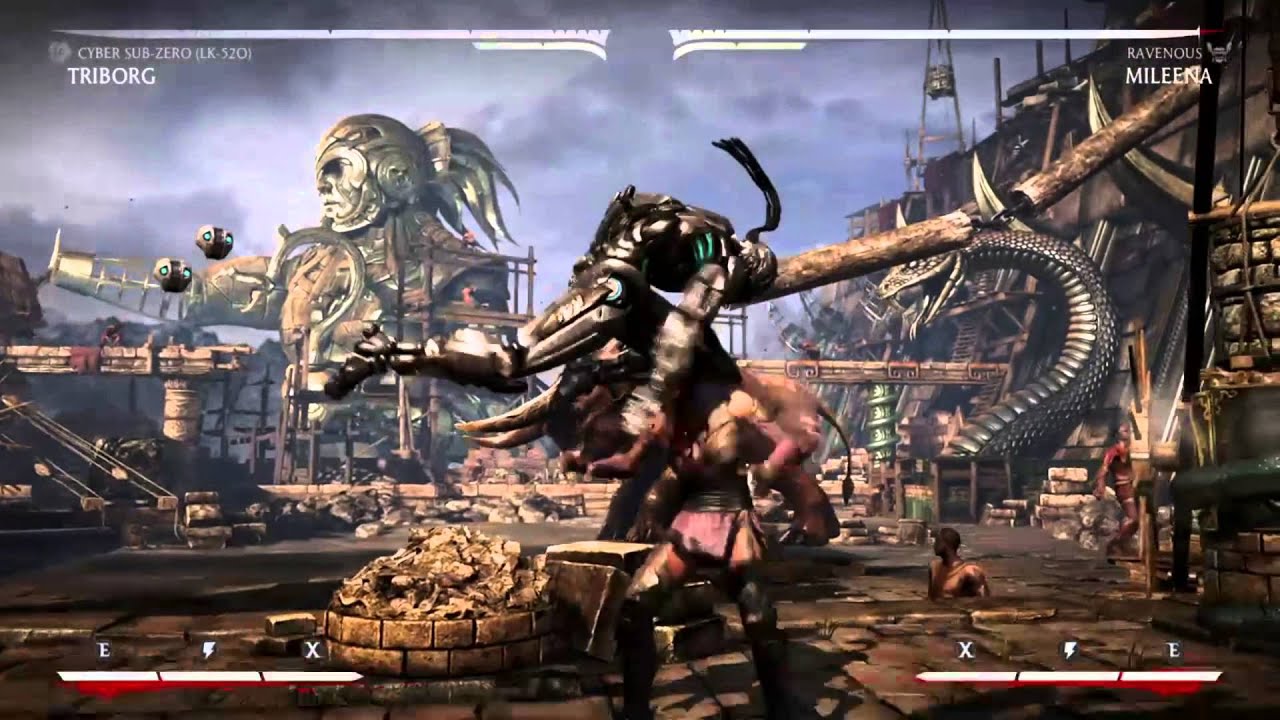 MKX I MKXL - Triborg - CYBER SUB-ZERO - Combos and Setups - YouTube