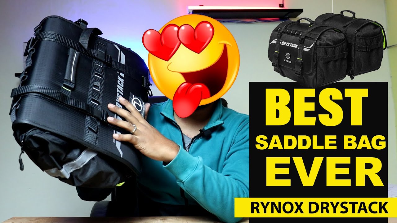 Best saddle bag for riders | Rynox drystack - YouTube