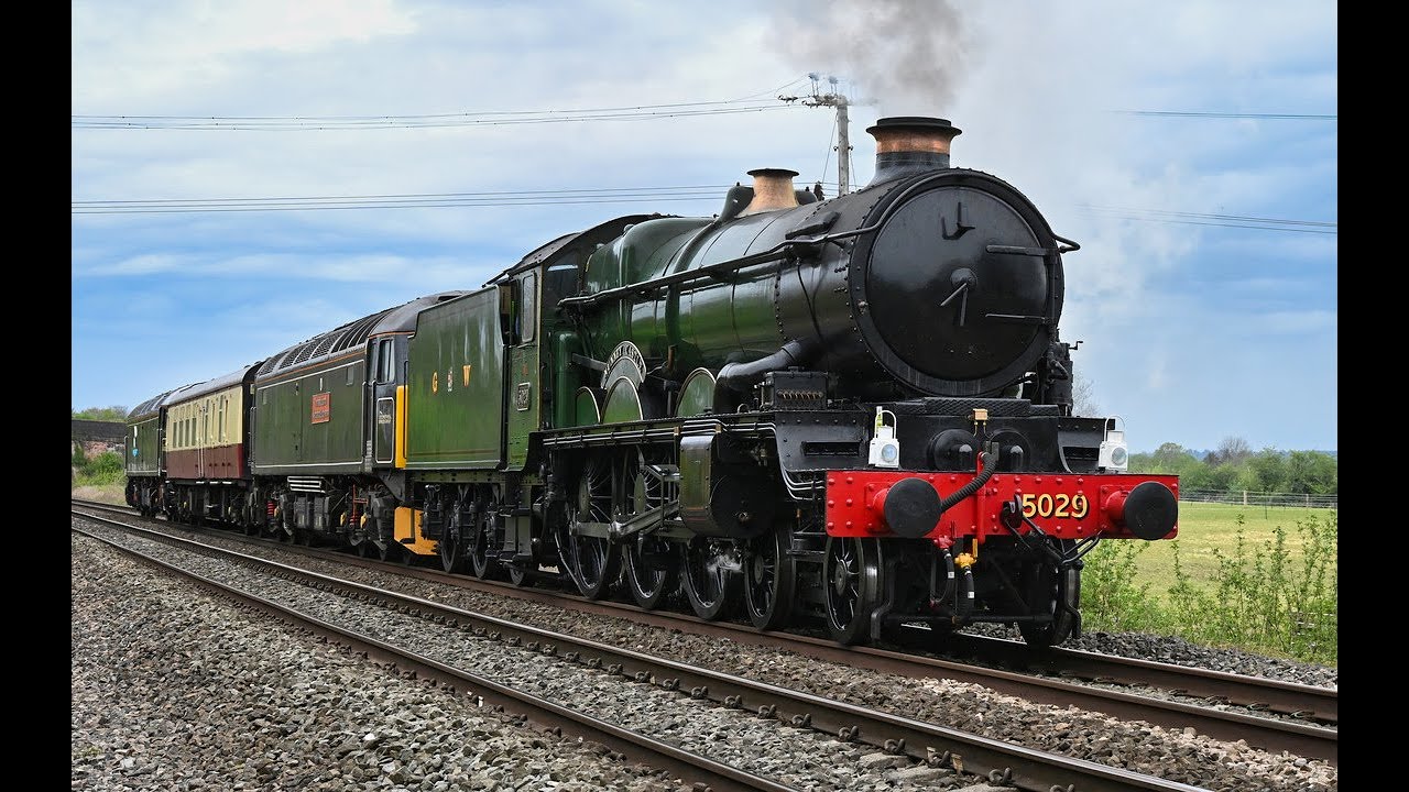 LSL, GWR, 4073 Class, 5029 'Nunney Castle' + Class 57, 57311 & 57002 ...