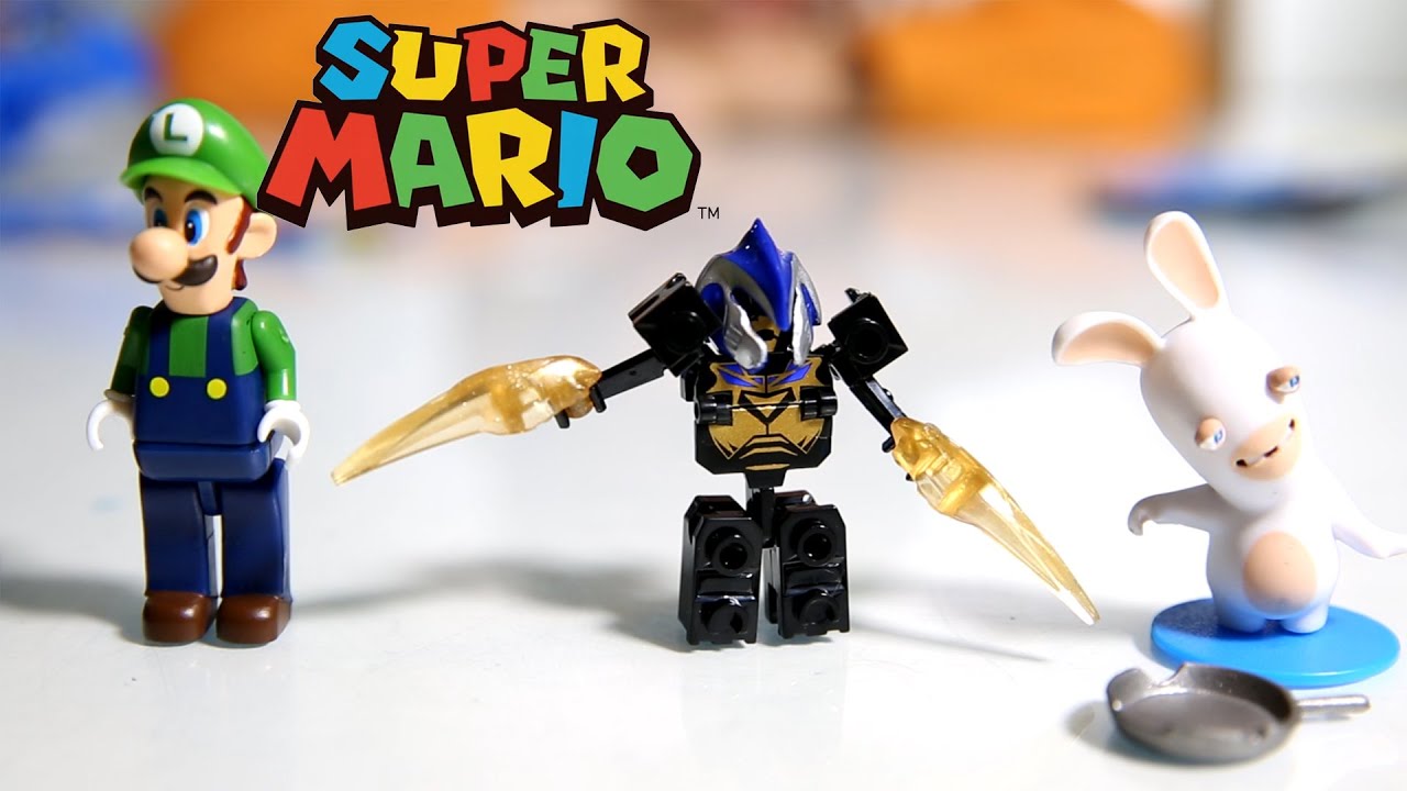 Super Mario ... K'nex Hot Wheels ... Tenkai Knights ... Rabbids ...